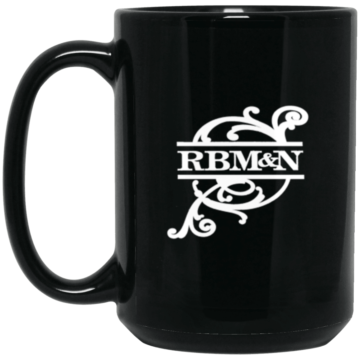 Reading Blue Mountain & Northern [RBM&N] Railroad Logo 15 oz. Black Mu – Broken Knuckle Apparel