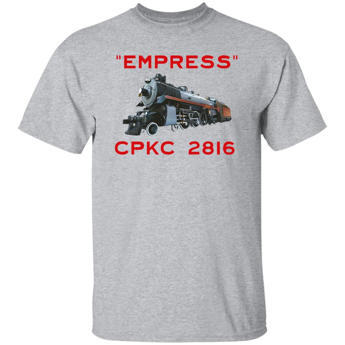 CPKC 2816 “Empress” Steam Locomotive T-Shirt | Railfan Apparel – Broken ...