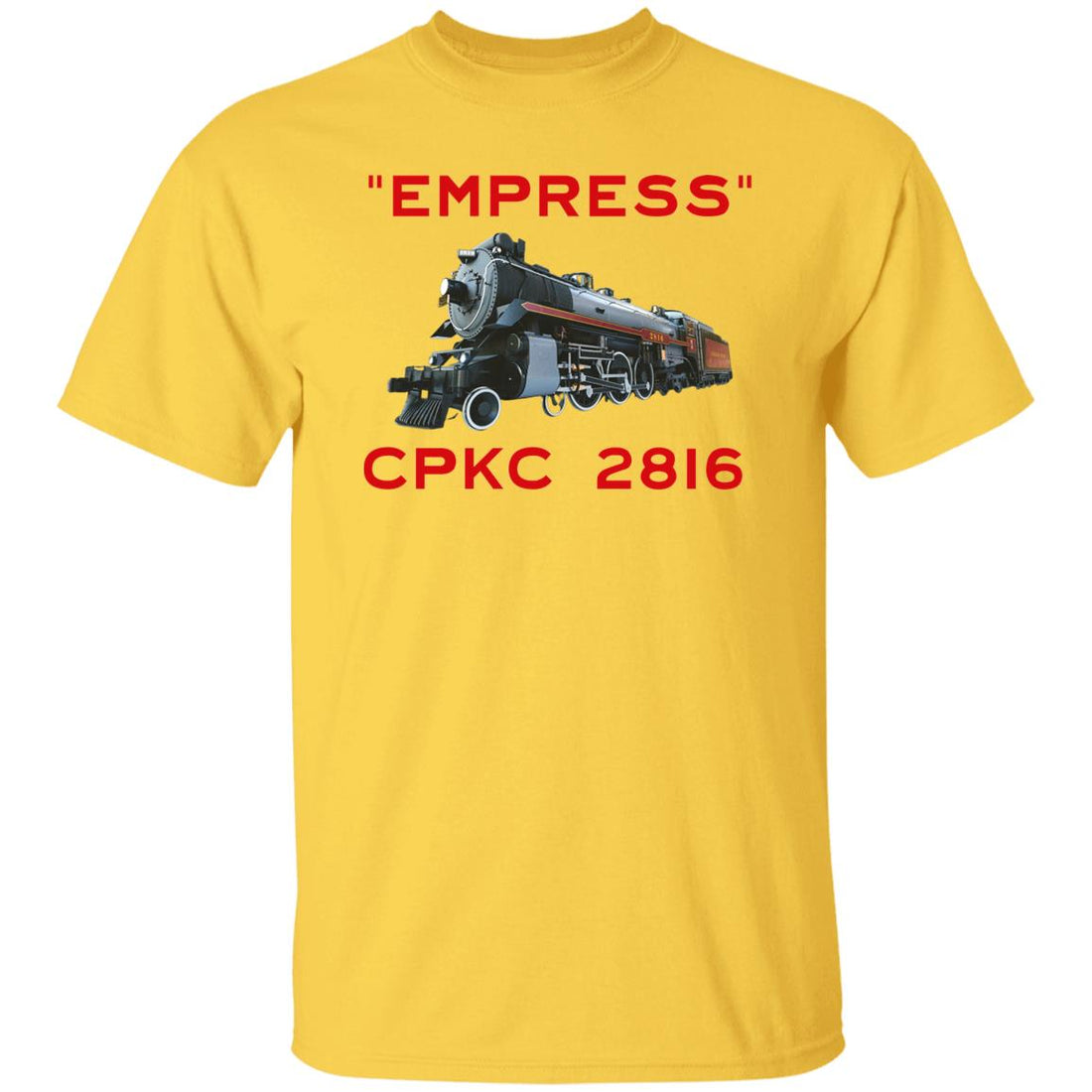 CPKC 2816 “Empress” Steam Locomotive T-Shirt | Railfan Apparel – Broken ...